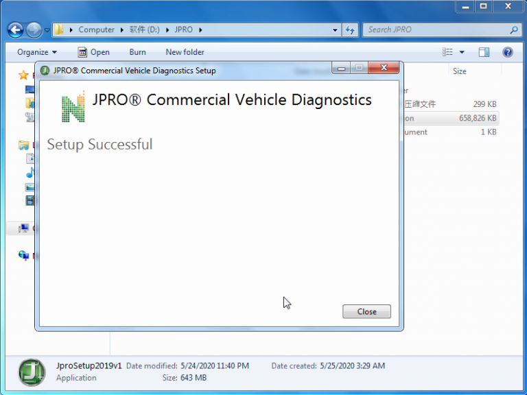 2019V JPRO Professional Heavy Truck Diagnostic Tool INSTALL ...