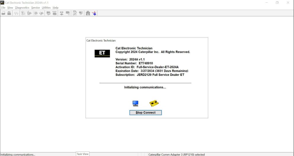 Newest Version Cat Caterpillar ET 2024A Electronic Technician ...