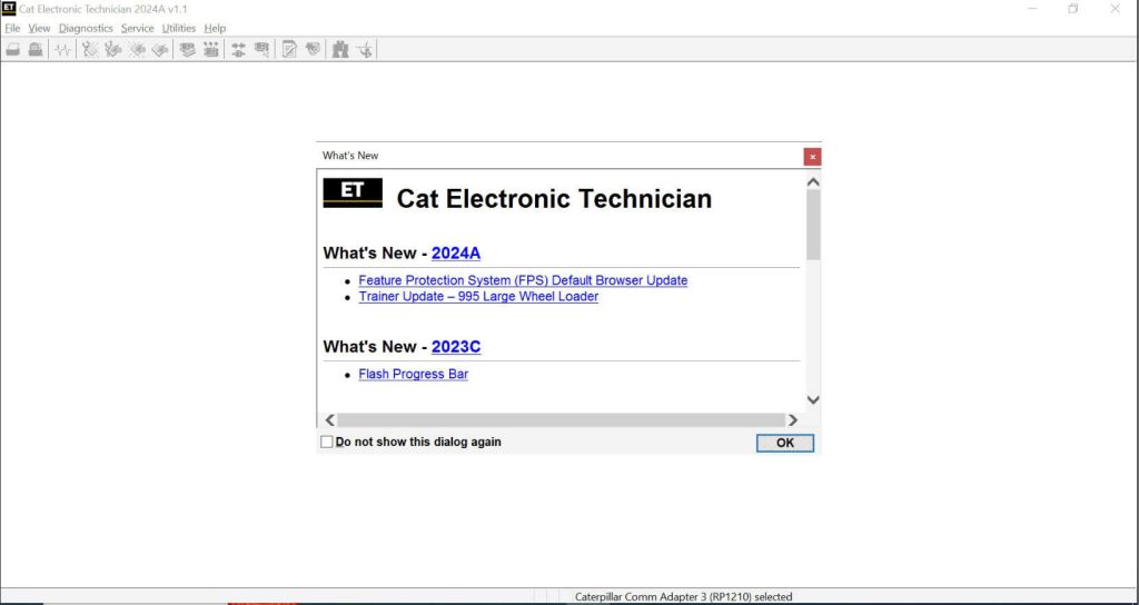 Newest Version Cat Caterpillar ET 2024A Electronic Technician ...