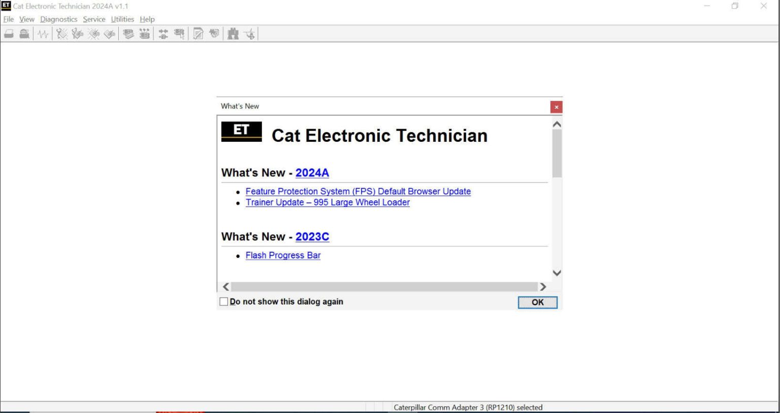 Newest Version Cat Caterpillar ET 2024A Electronic Technician ...