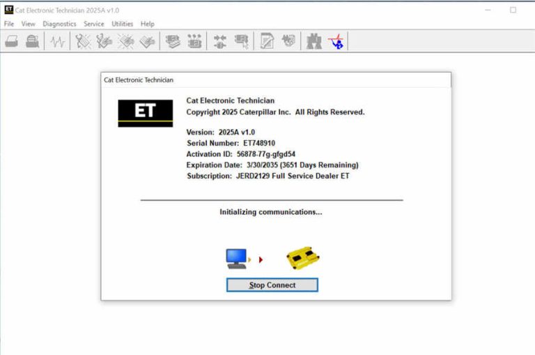Newest Version Cat Caterpillar ET 2025A Electronic Technician ...