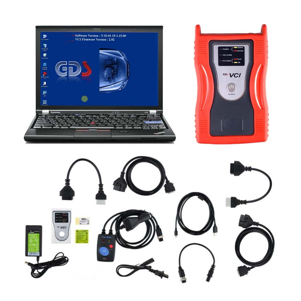 GDS VCI KIA Hyundai Diagnostic Scan Tool with Lenovo X230 Laptop ...